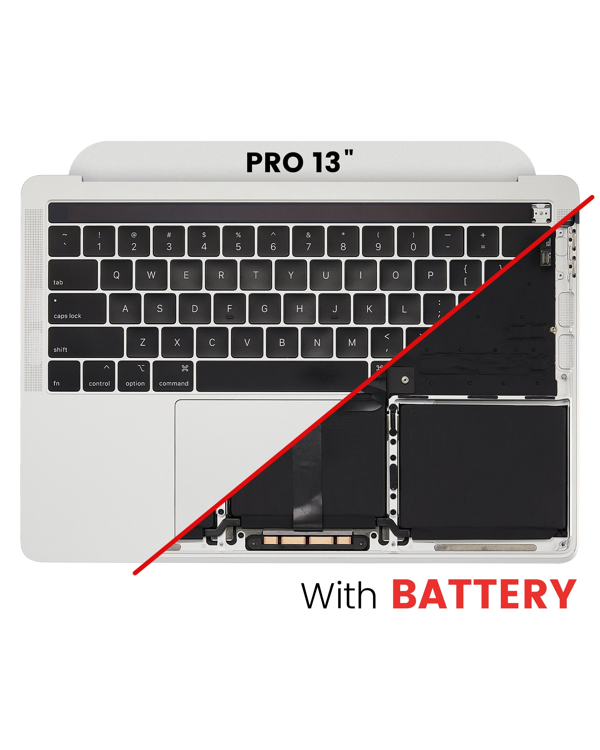 Top Case Assembly (With Battery And Keyboard) Compatible For MacBook P