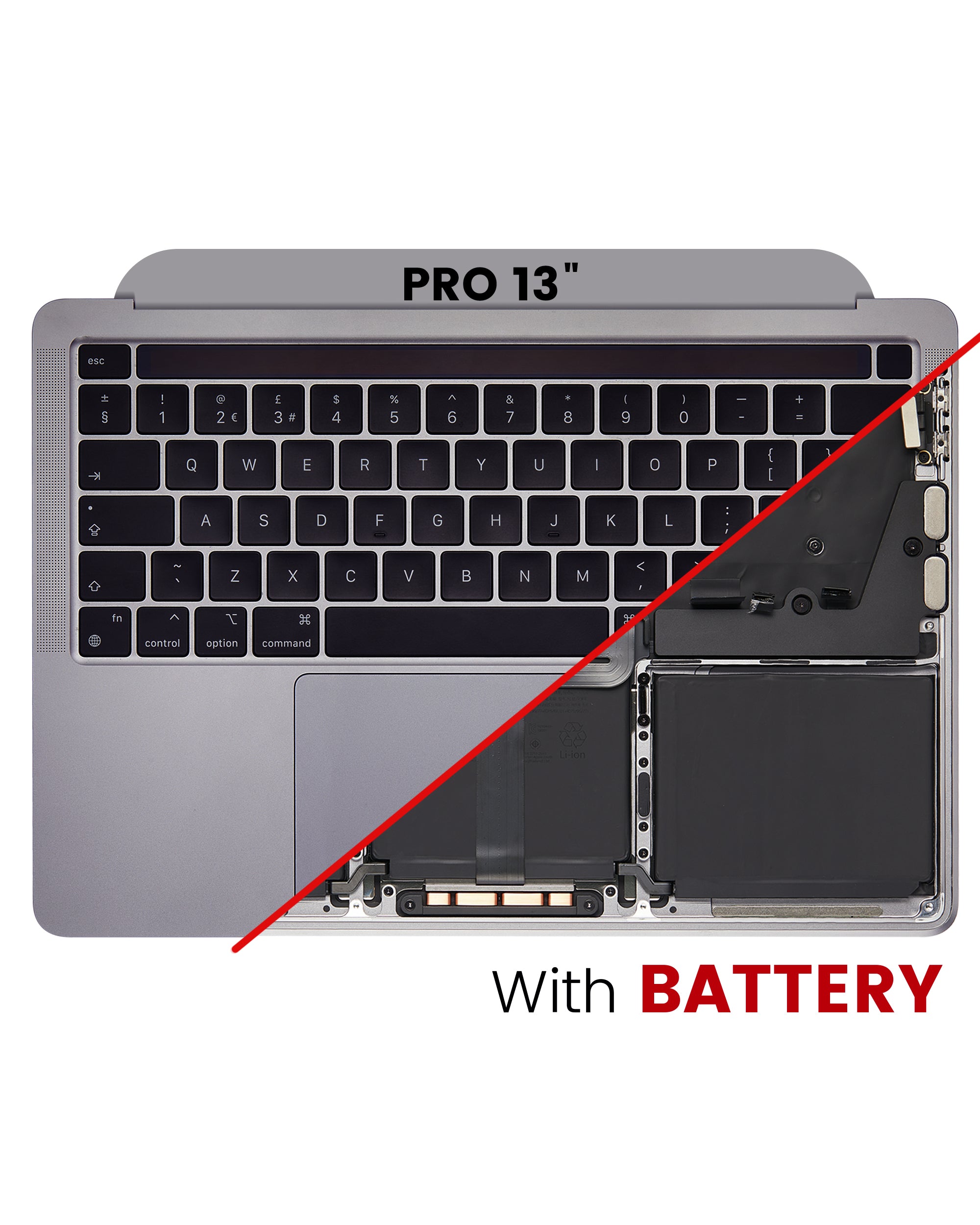 Top Case Assembly With Battery And Keyboard Compatible For MacBook Pro