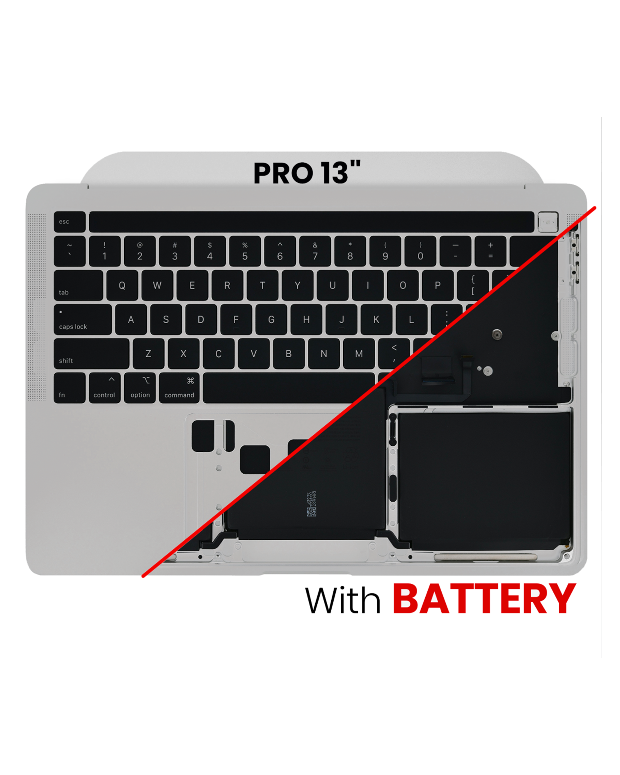 Top Case Assembly With Battery And Keyboard Compatible For MacBook Pro