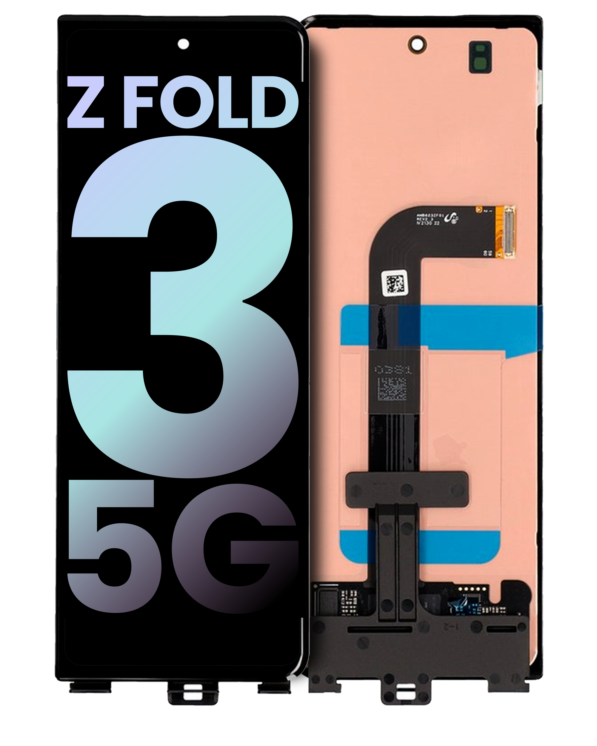 Outer OLED Assembly Without Frame Compatible For Samsung Galaxy Z Fold