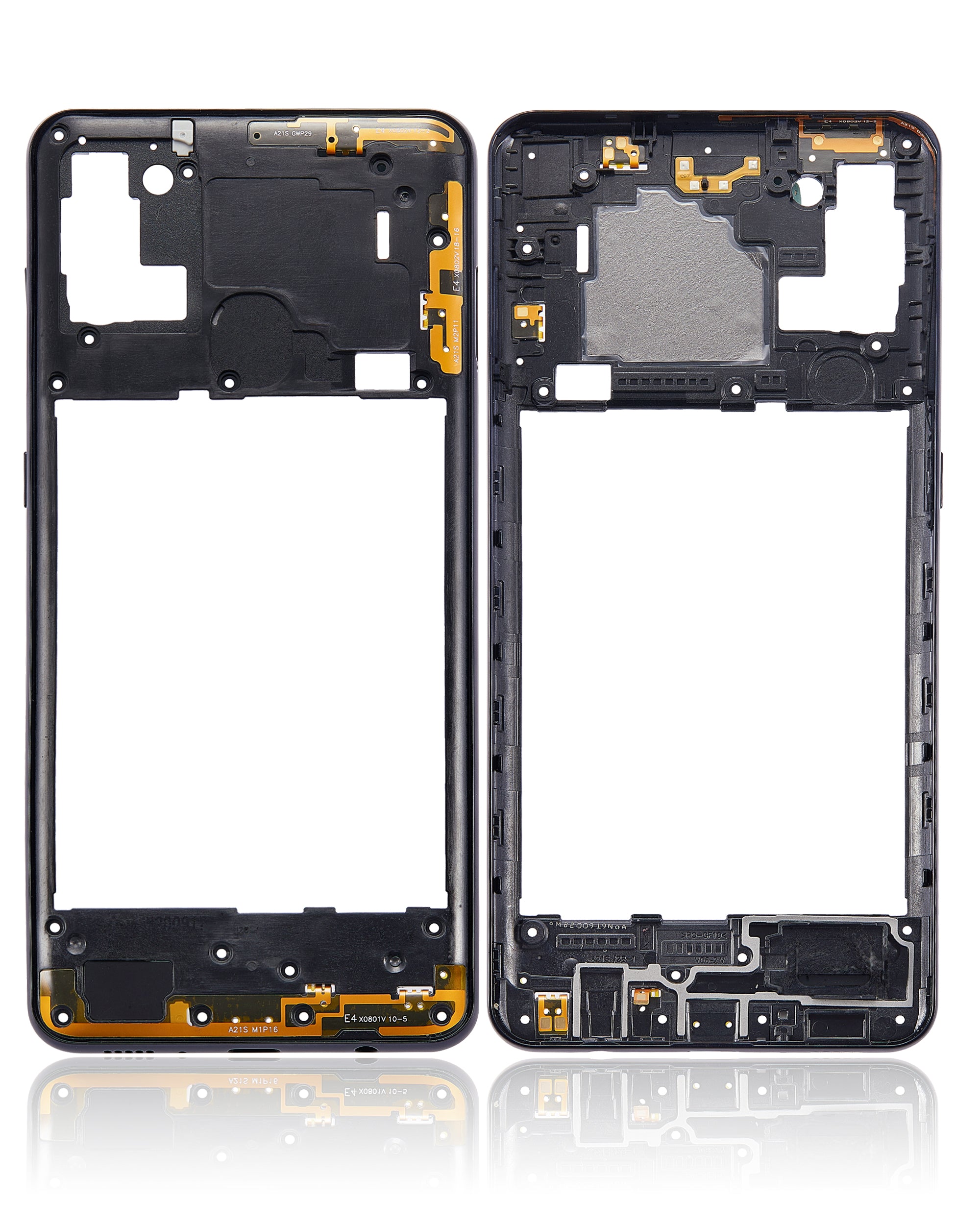 Mid-Frame Housing Compatible For Samsung Galaxy A21s (A217 / 2020) (Bl