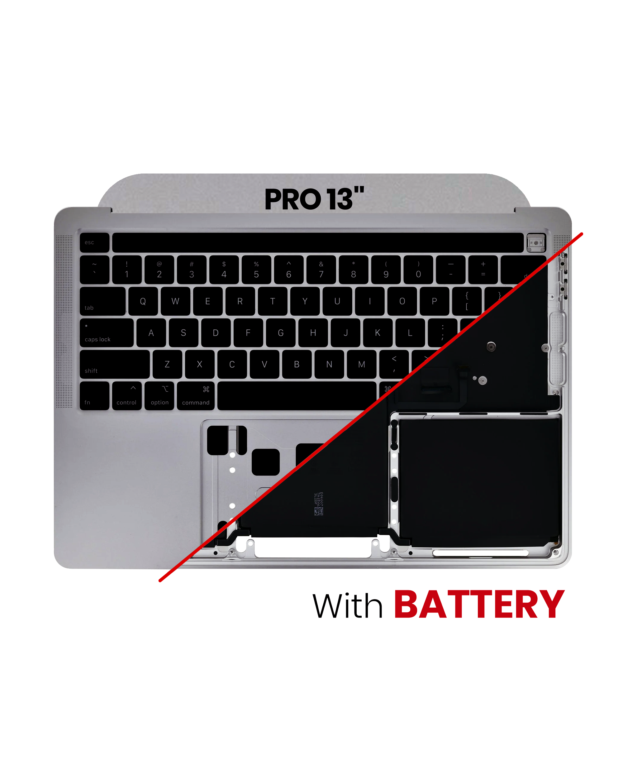 Top Case Assembly With Battery And Keyboard Compatible MacBook Pro 13"