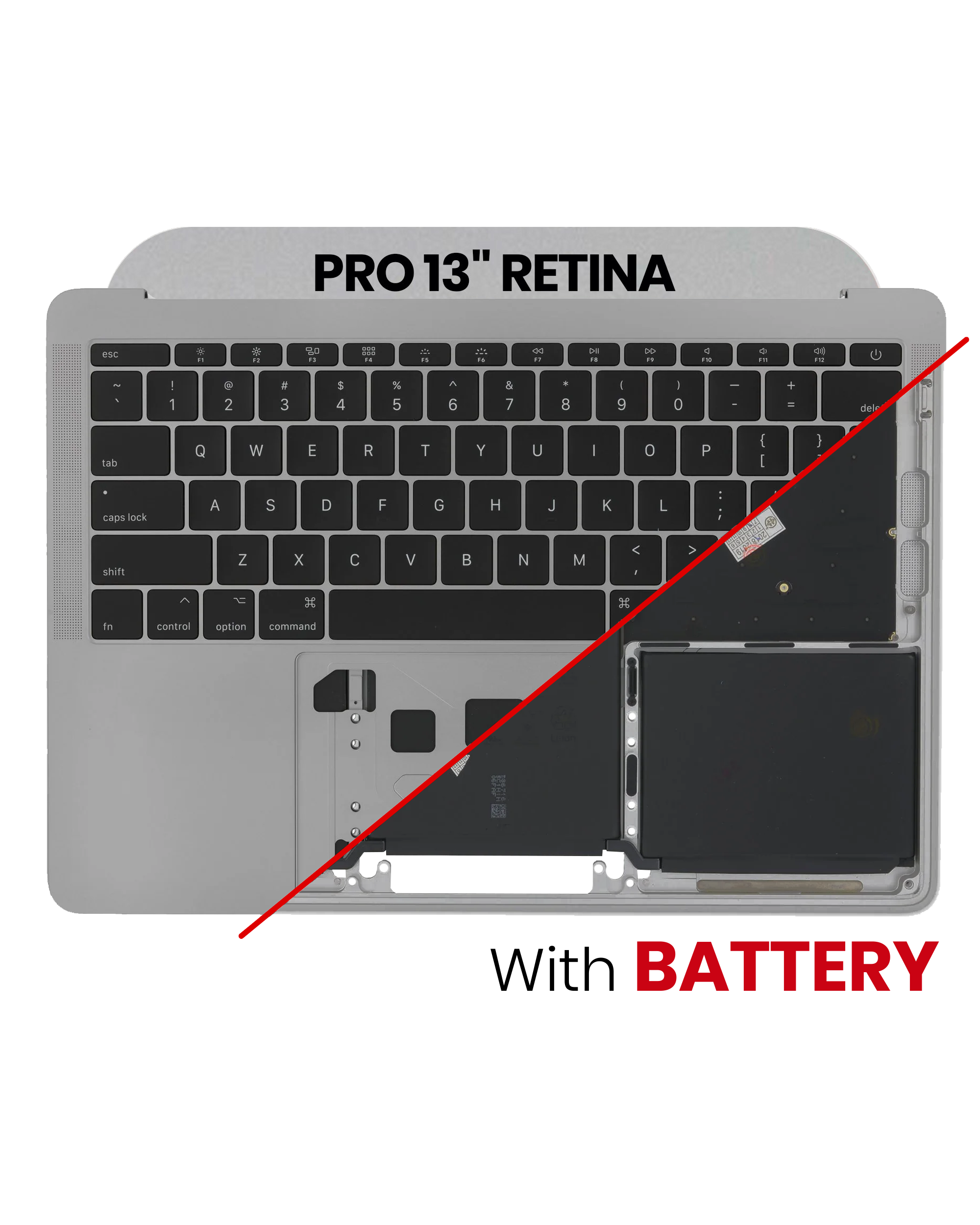 Top Case Assembly With Battery And Keyboard Compatible For MacBook Pro
