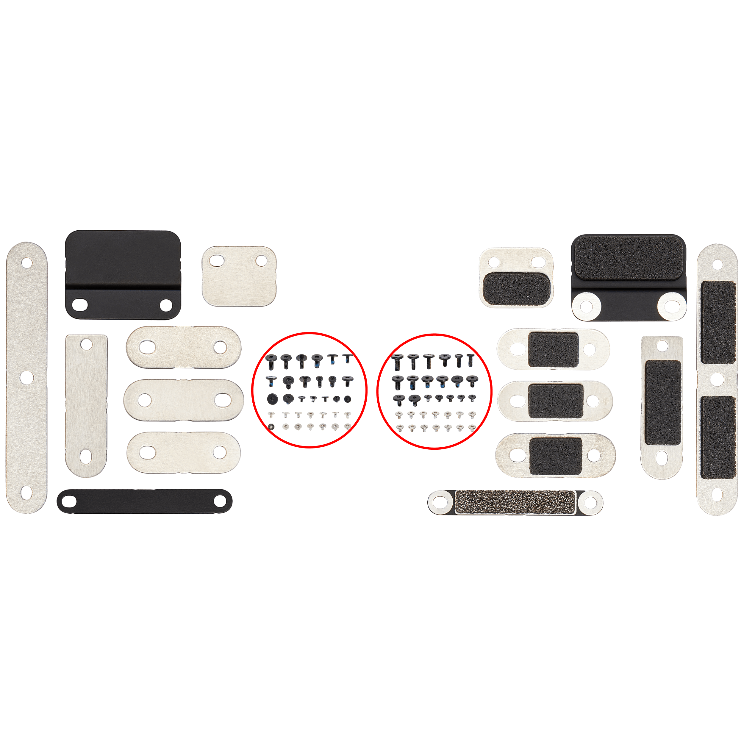 Full Set Small Metal Bracket And Screw Set Compatible For MacBook Pro