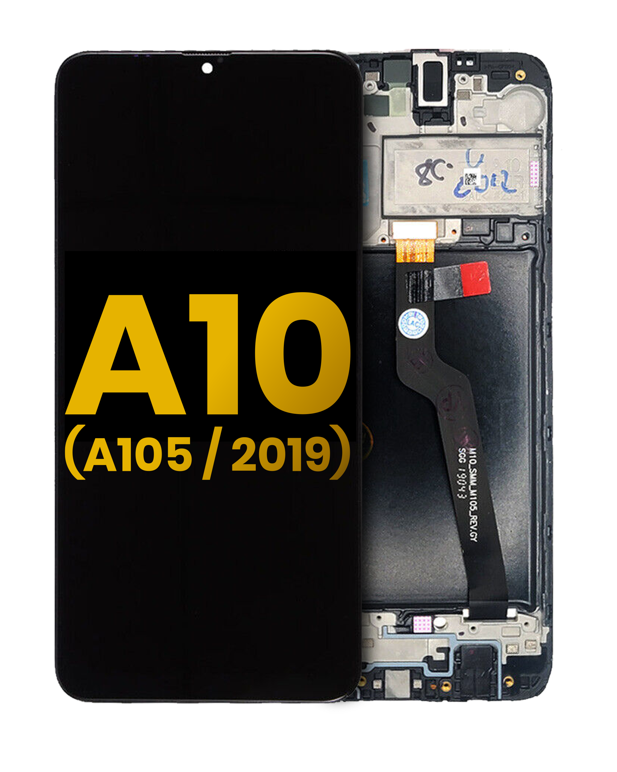LCD-Frame Compatible For Samsung Galaxy A10 (A105 / 2019) (Single Card