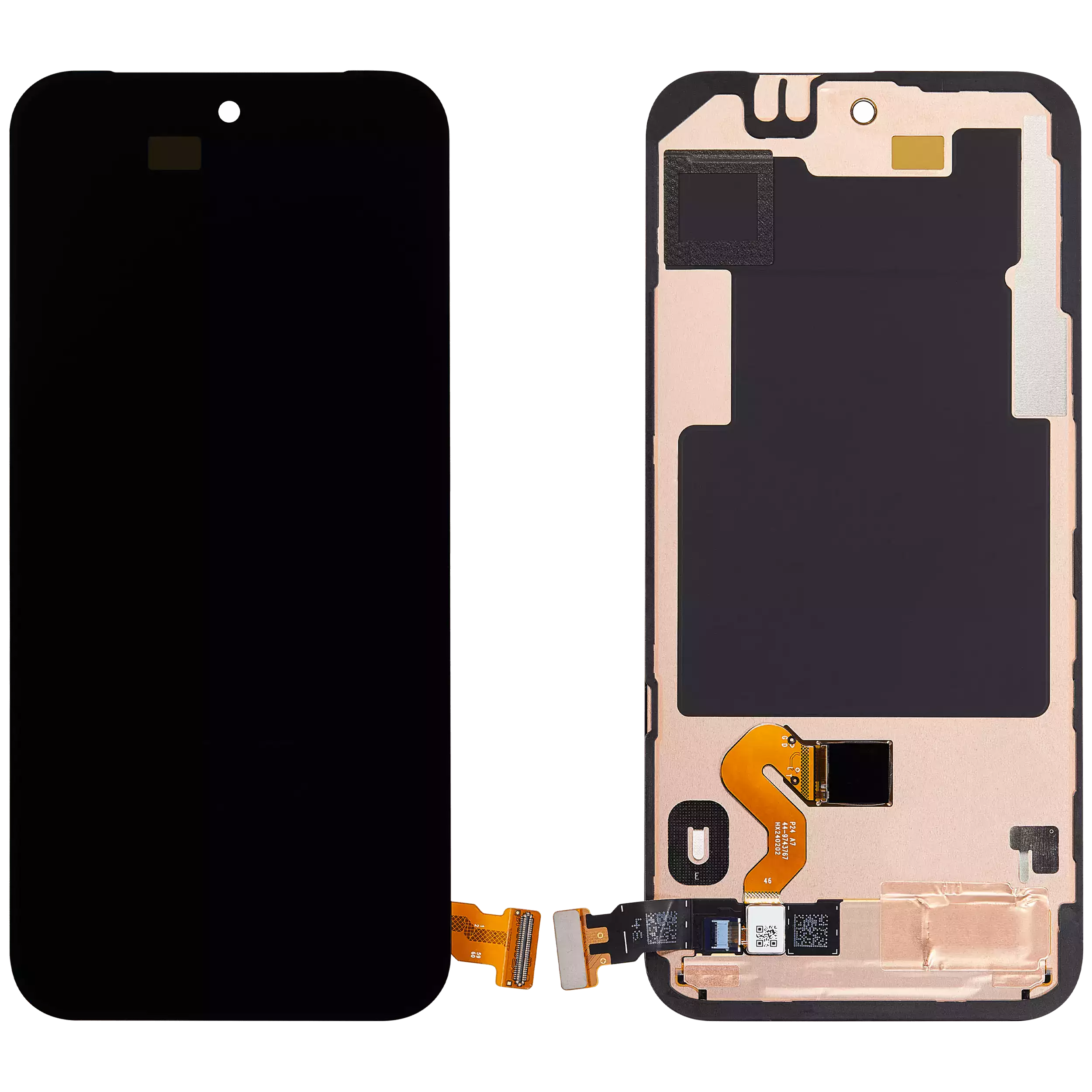 OLED Assembly With Frame (With Finger Print Sensor) Compatible For Goo