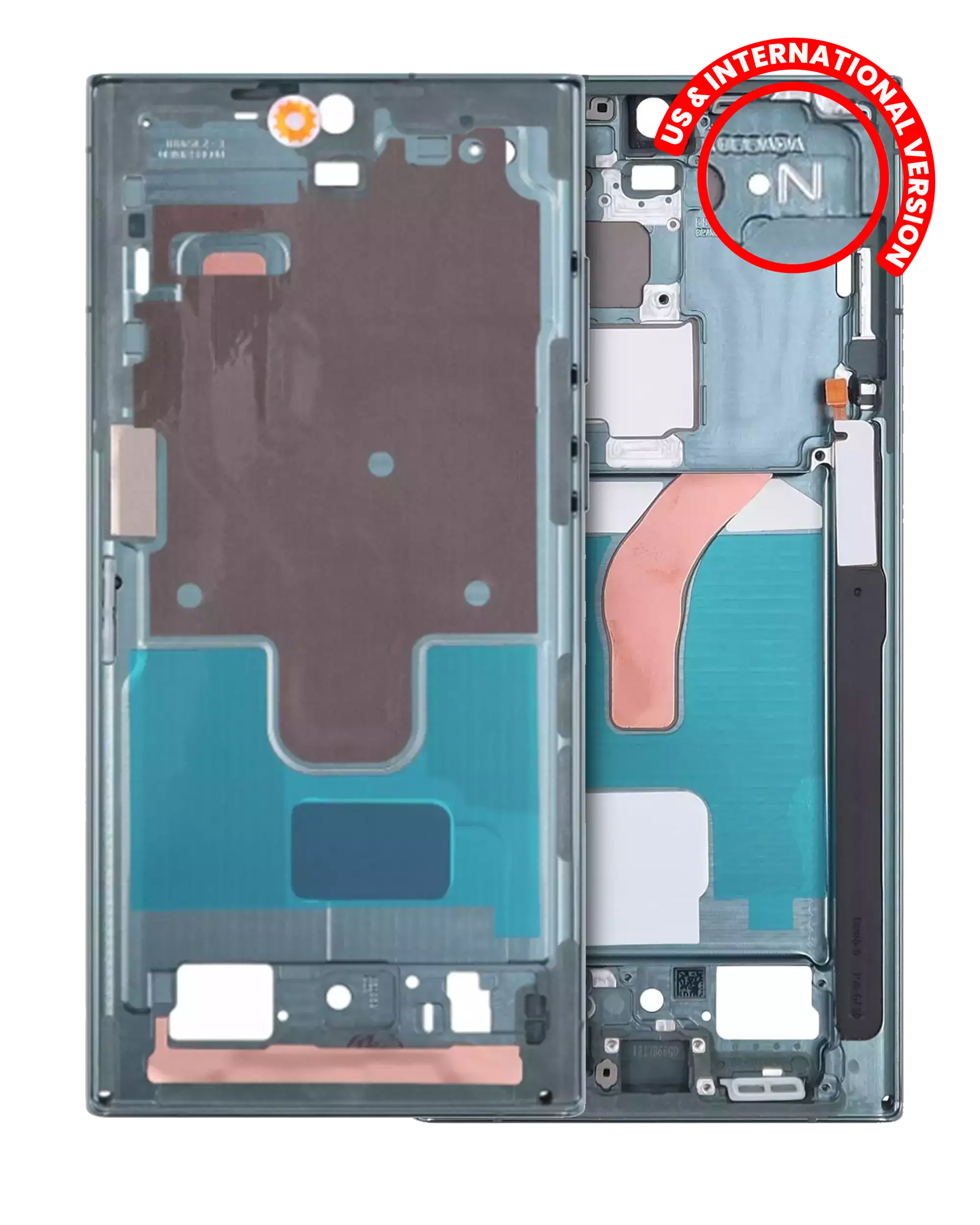 Replacement Mid-Frame Housing Compatible For Samsung Galaxy S22 Ultra