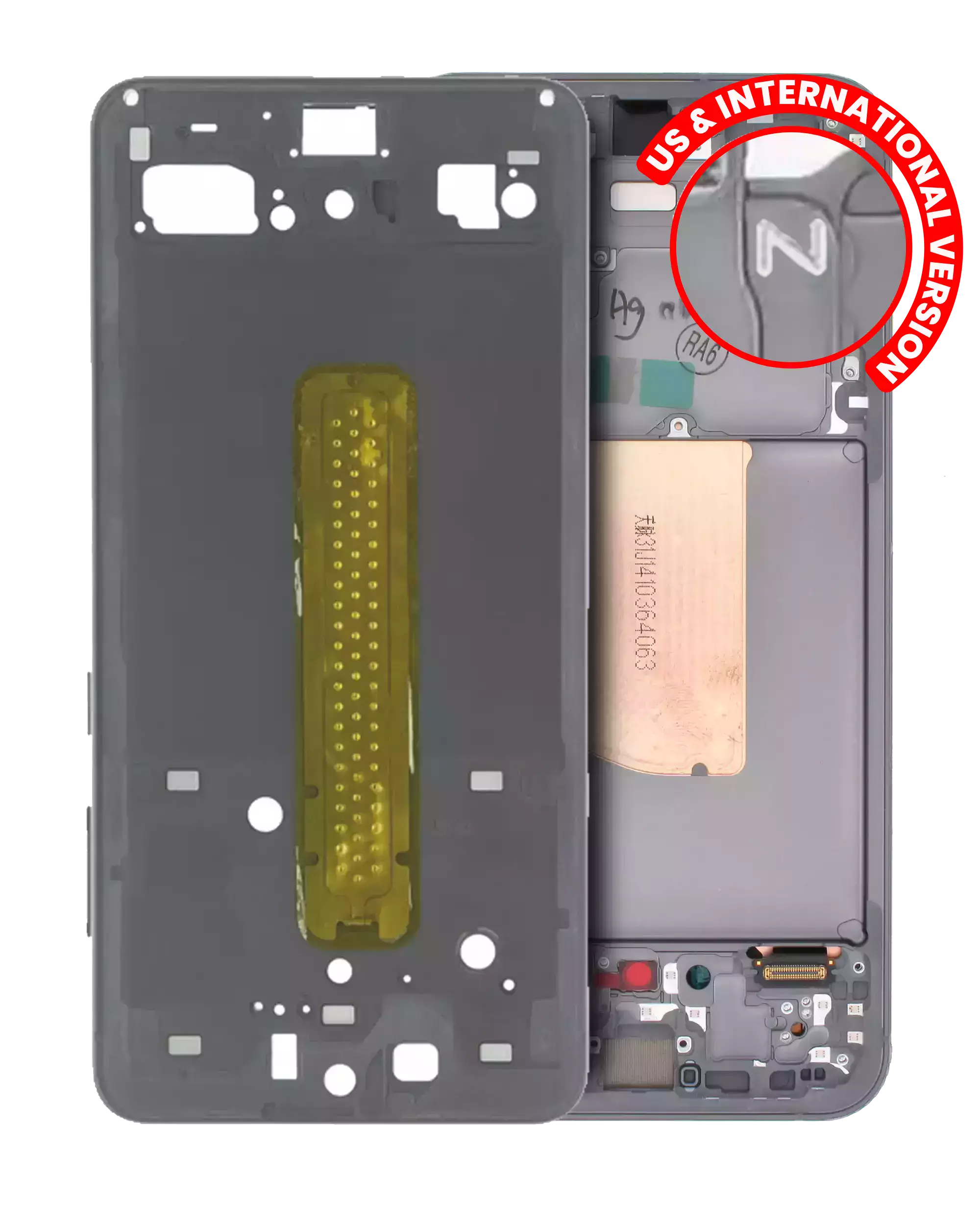 Mid-Frame Housing Compatible For Samsung Galaxy S23 FE (US & Internati