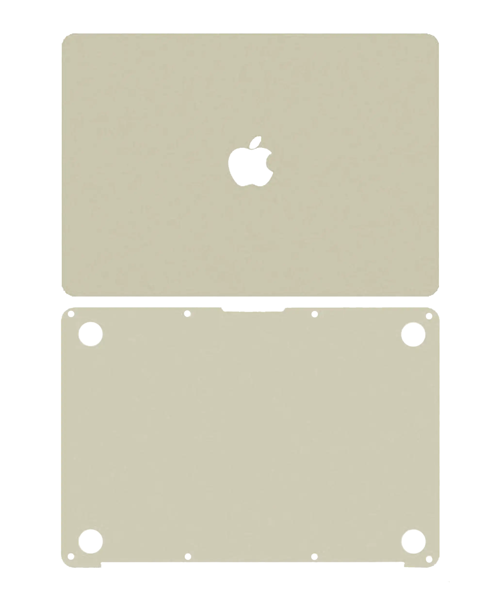 2 in 1 (Top and Bottom) Skin Compatible For MacBook Retina 12" (A1534