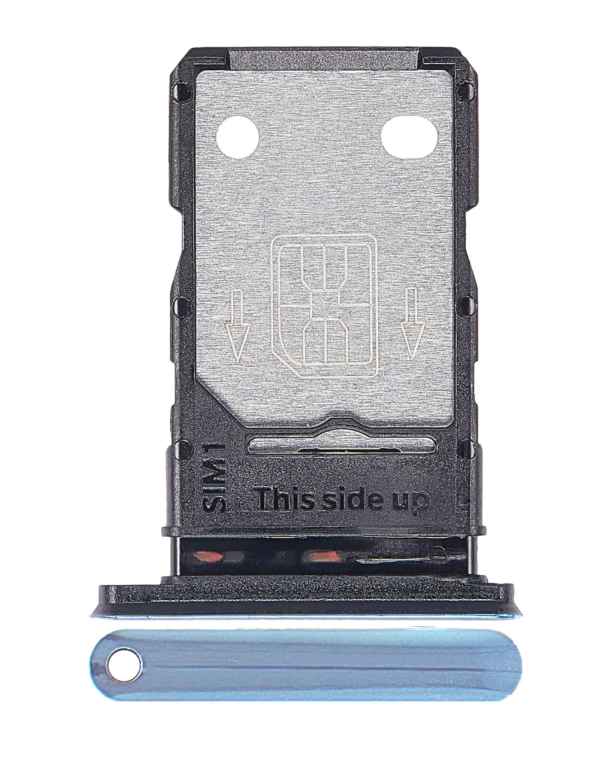 Dual Sim Card Tray Compatible For OnePlus Nord Replacement (Blue Marbl