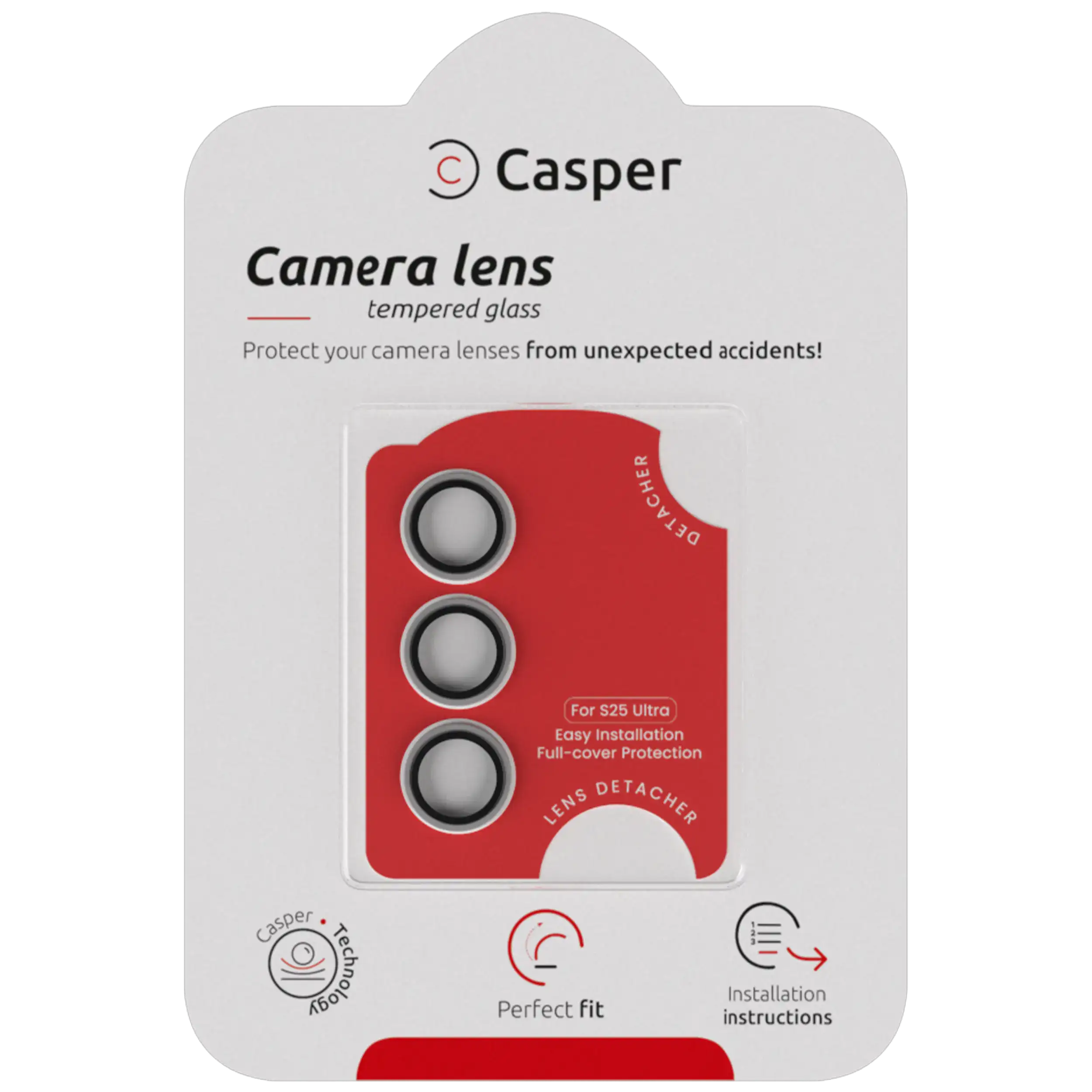 Casper Camera Lens Protector Compatible For Samsung Galaxy S25 Ultra