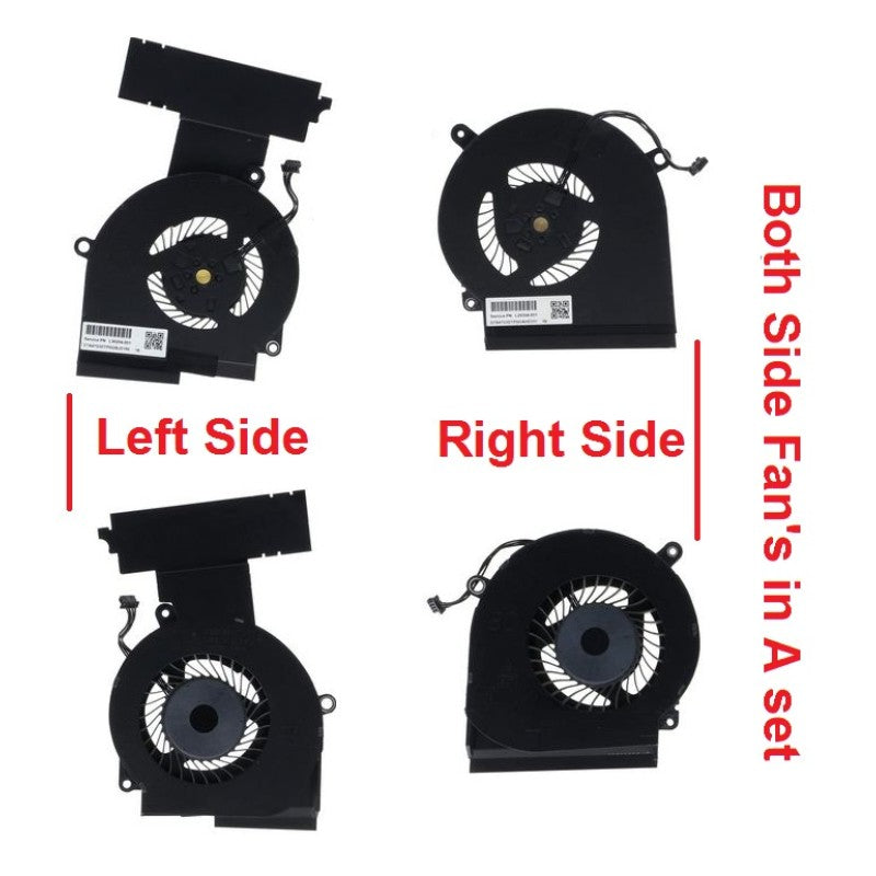 Fan For HP Omen 15-DC, 15T-DC Series G3D-CPU & GPU CPU Cooling Fan Coo
