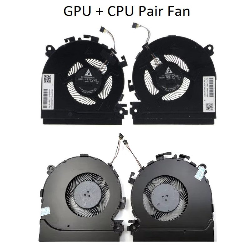 Fan For HP Spectre X360 15-CH, 15-CH000, 15T-CH, 15T-CH000 CPU & GPU C