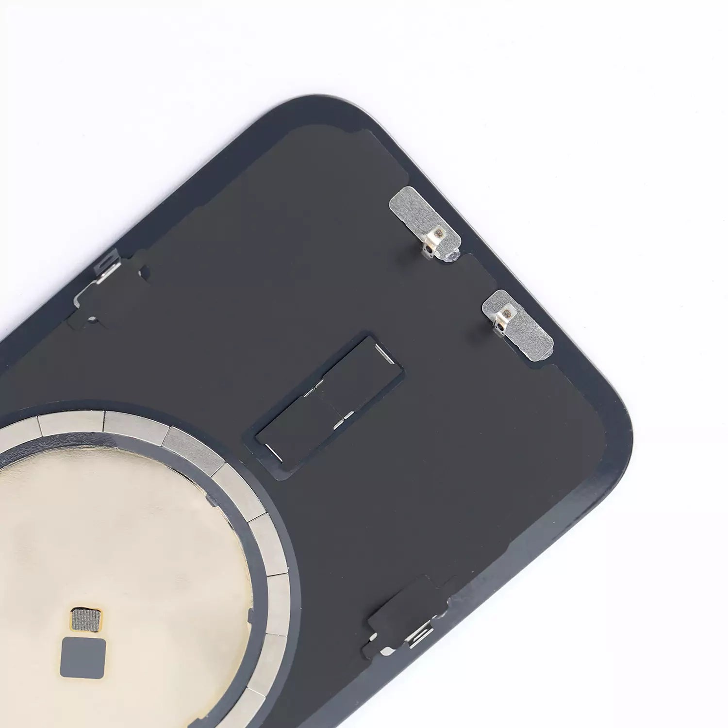 Replacement For iPhone 15 Pro Back Glass Panel With Magsafe Magnet-Bla