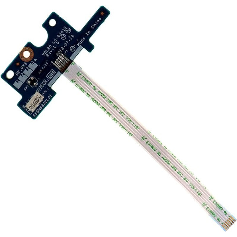 Power button for HP ZBook 15 15.6" Laptop Power Button Board With Cabl