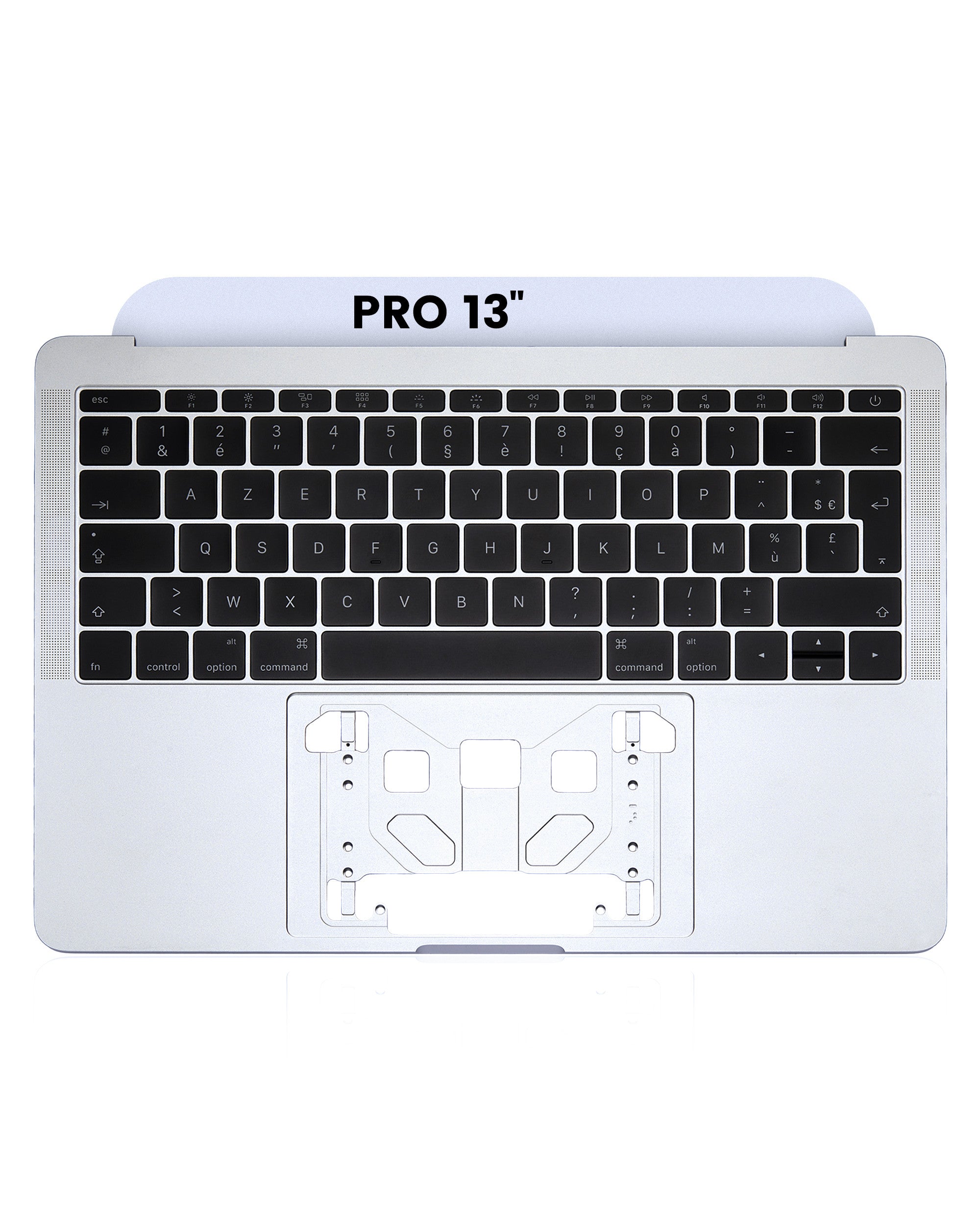 SLIVER TOP CASE WITH FRENCH ENGLISH KEYBOARD FOR MACBOOK PRO 13" A1708