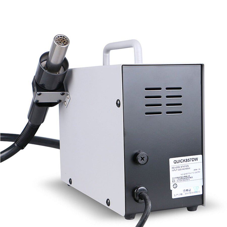 QUICK 857DW+ LEAD FREE ADJUSTABLE HOT AIR HEAT GUN WITH HELICAL WIND R